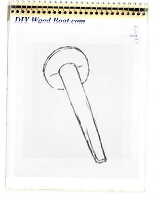 Clench Nails, Fastening for Small Wooden Boats.